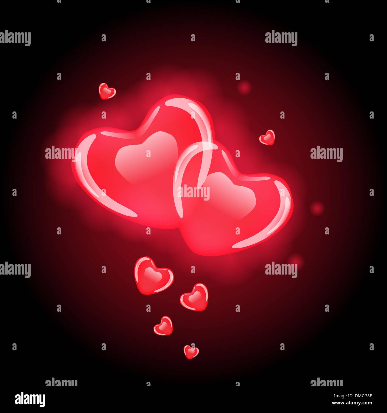 Red collage Stock Vector Images - Alamy