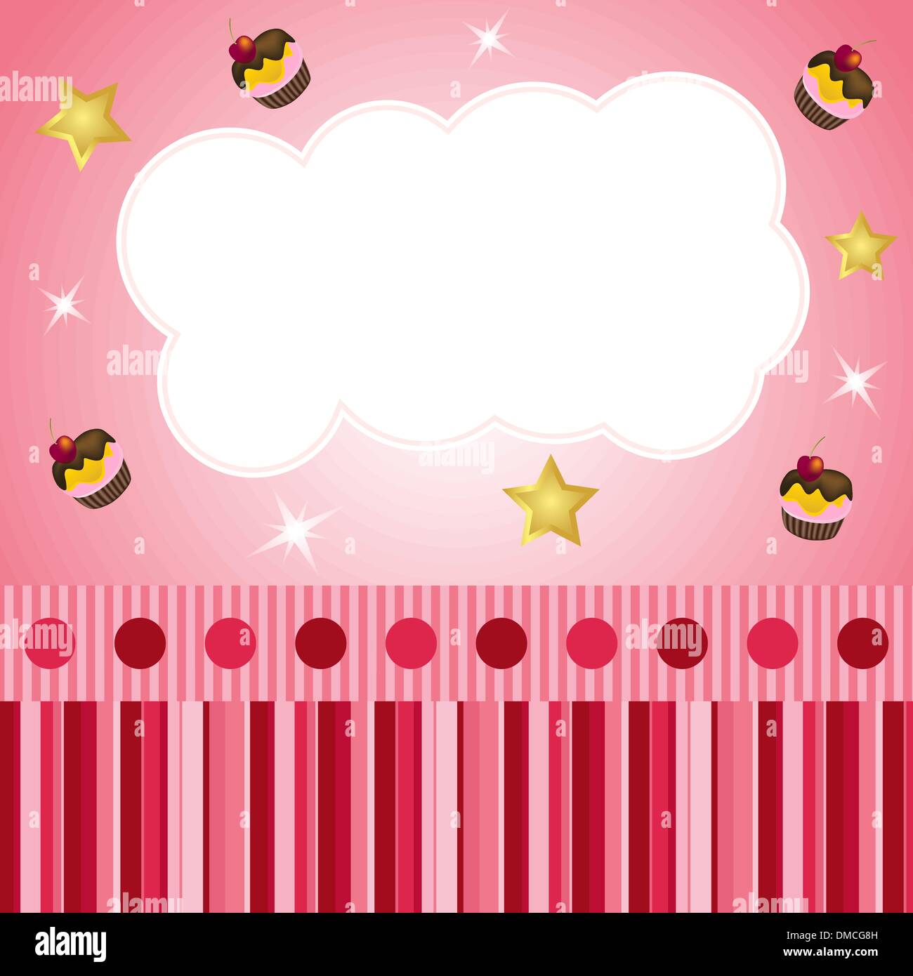pink scrap background with cloud Stock Vector Image & Art - Alamy