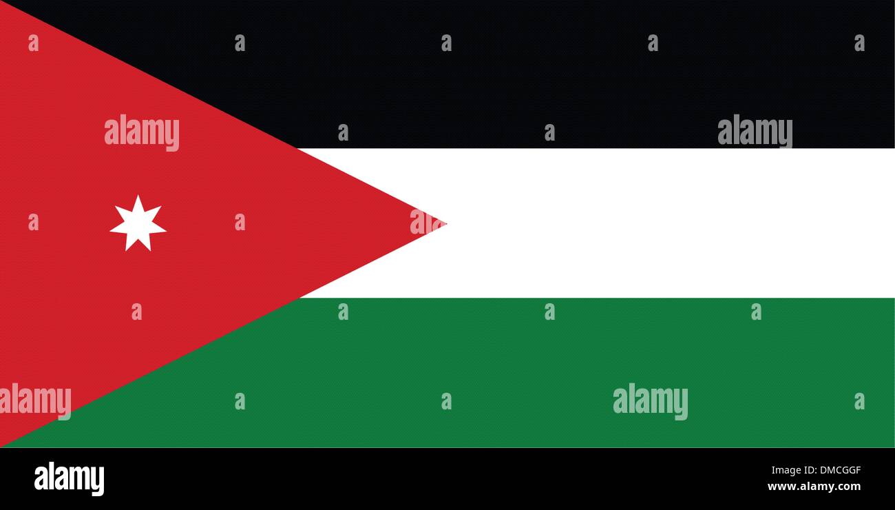 Flag of Jordan Stock Vector Image & Art - Alamy