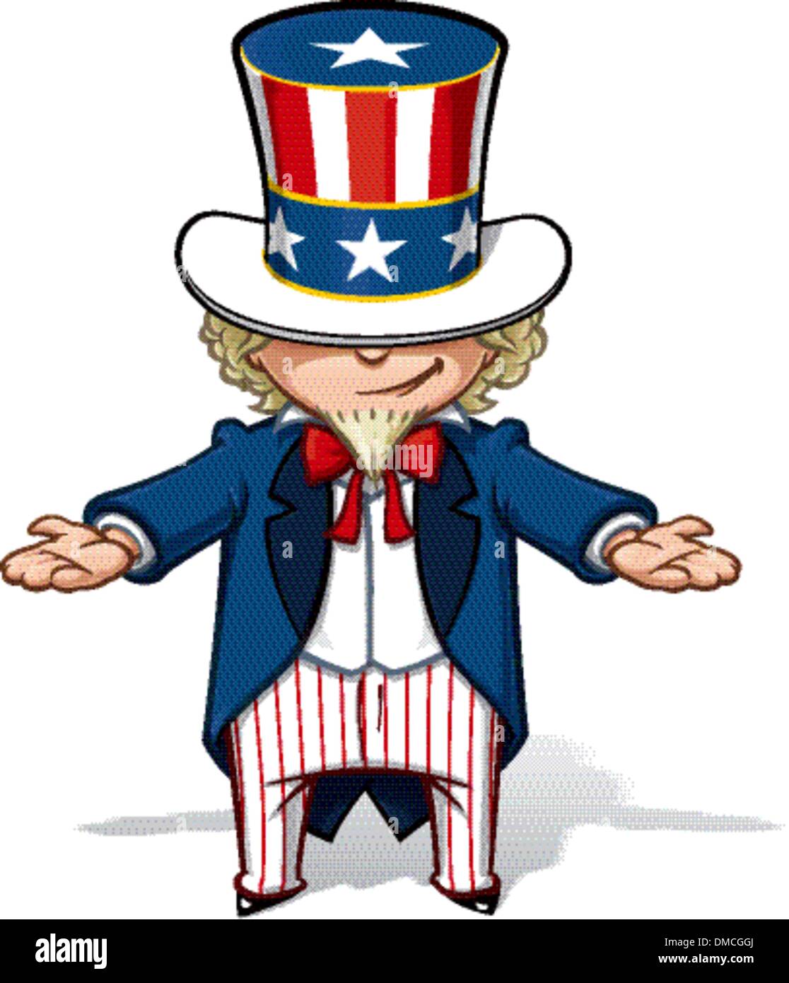 Cartoon showing uncle sam hi-res stock photography and images - Alamy