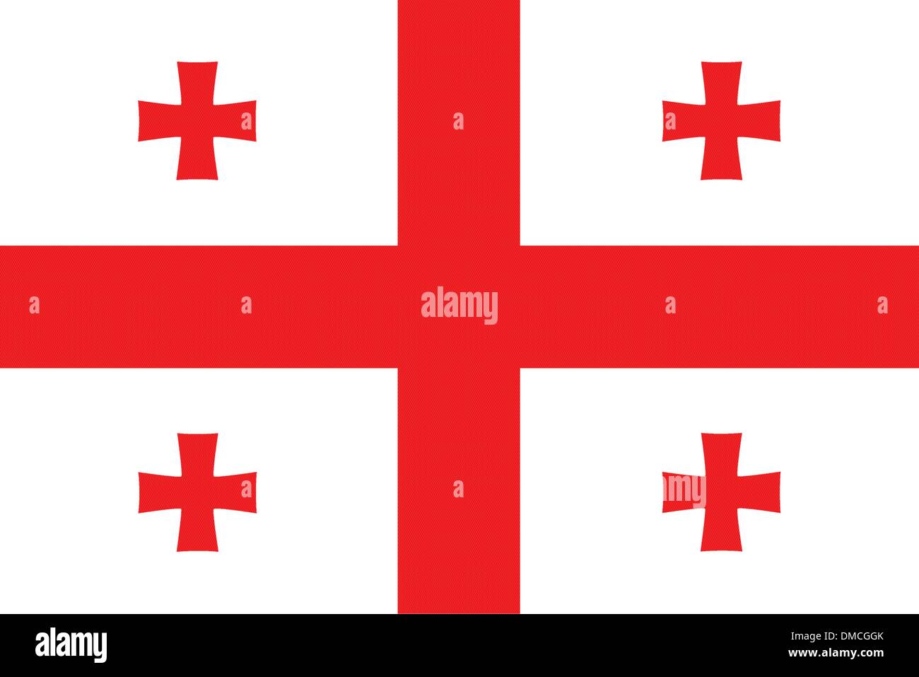 Flag of Georgia Stock Vector Image & Art - Alamy