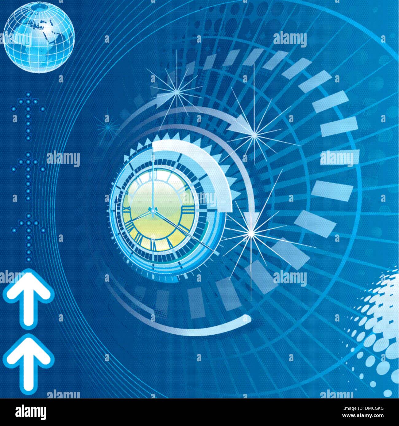 Time abstract painting Stock Vector Images - Alamy