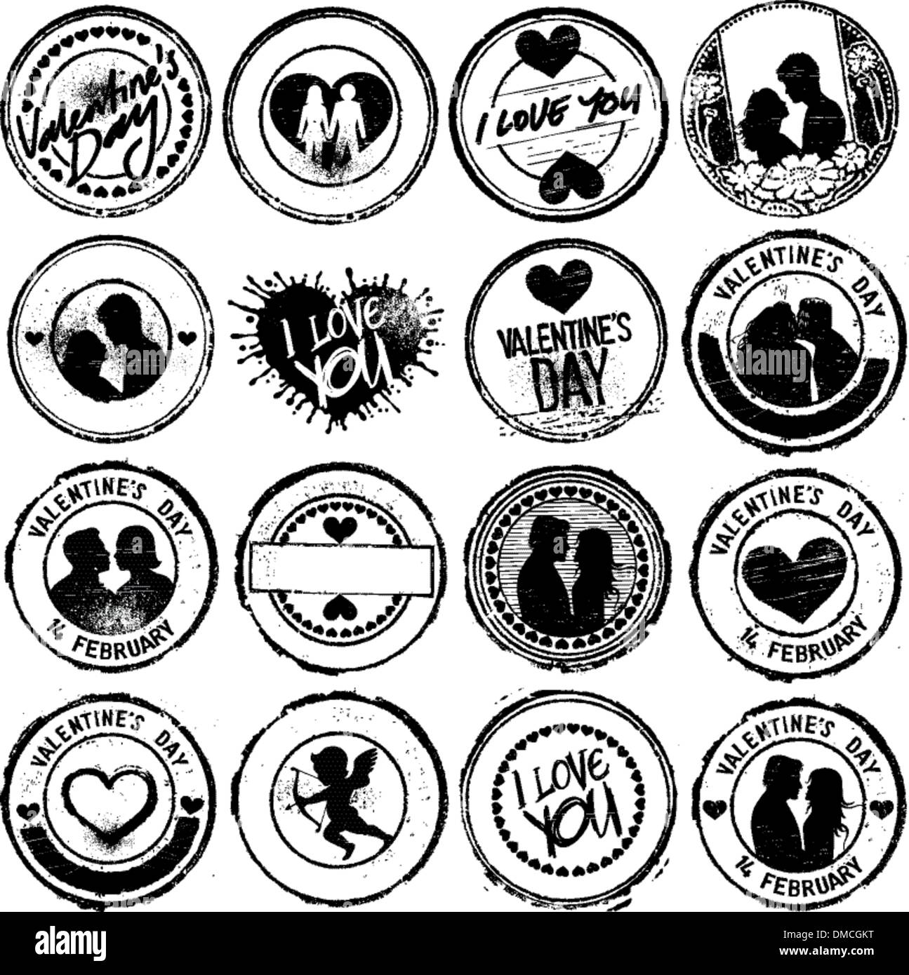 Love stamps Cut Out Stock Images & Pictures - Alamy