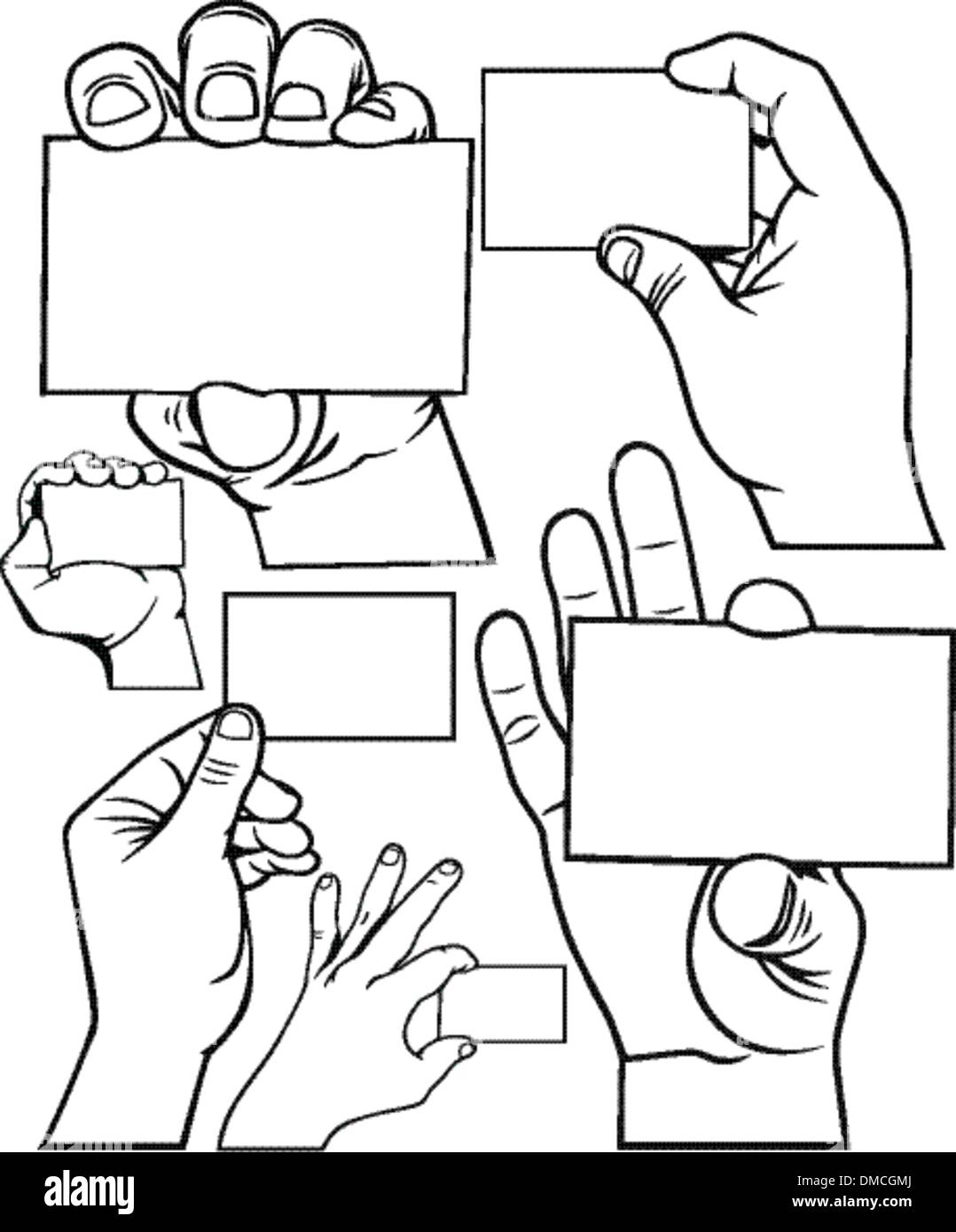 Business visit card in Stock Vector Images - Alamy