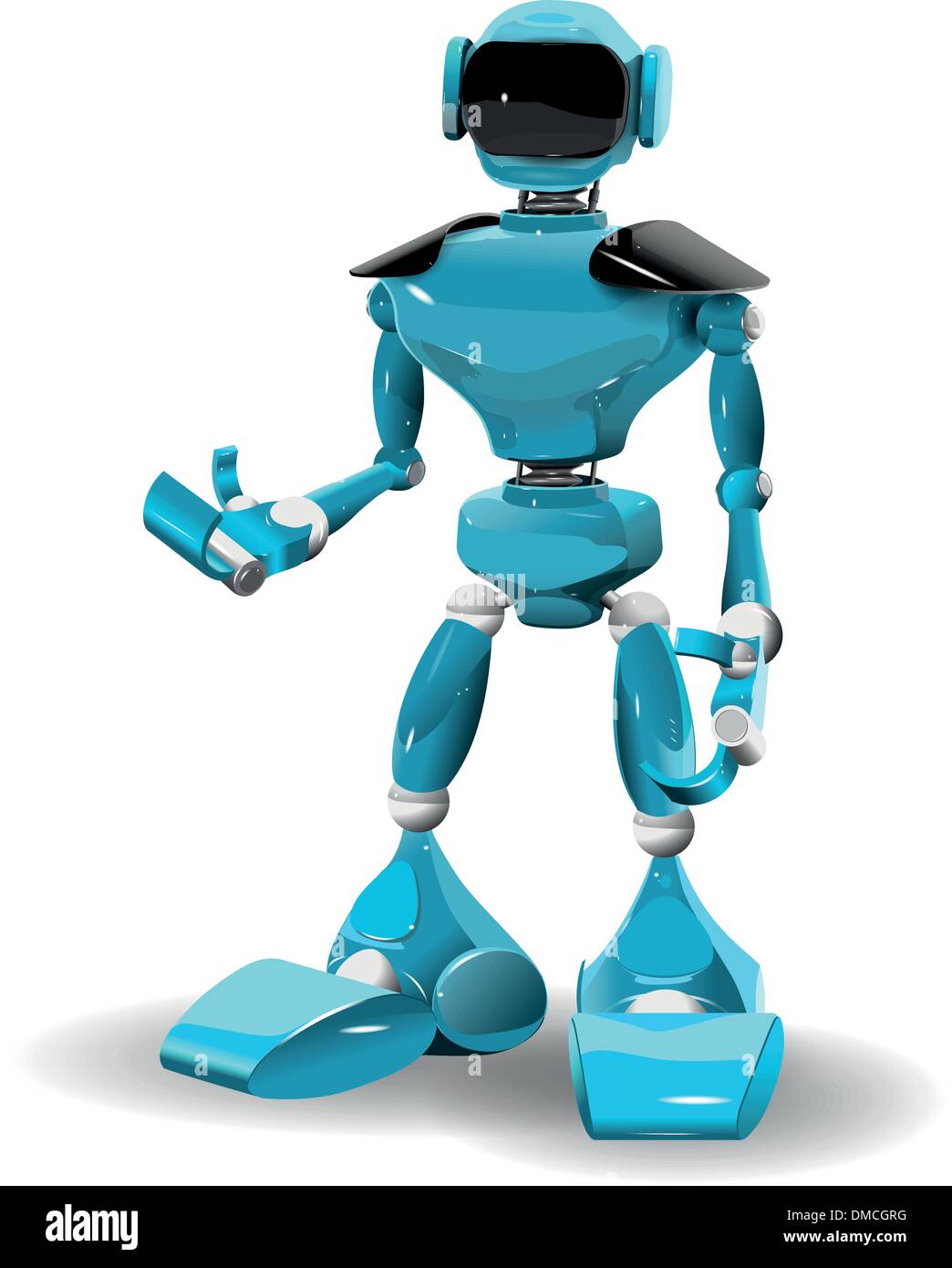 Computer reflection robotic Stock Vector Images - Alamy