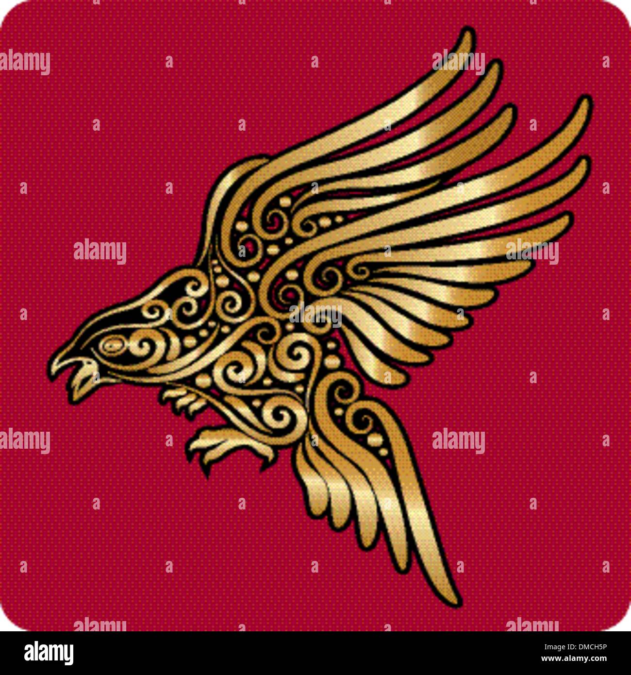 Metal sculpture bird Stock Vector Images - Alamy