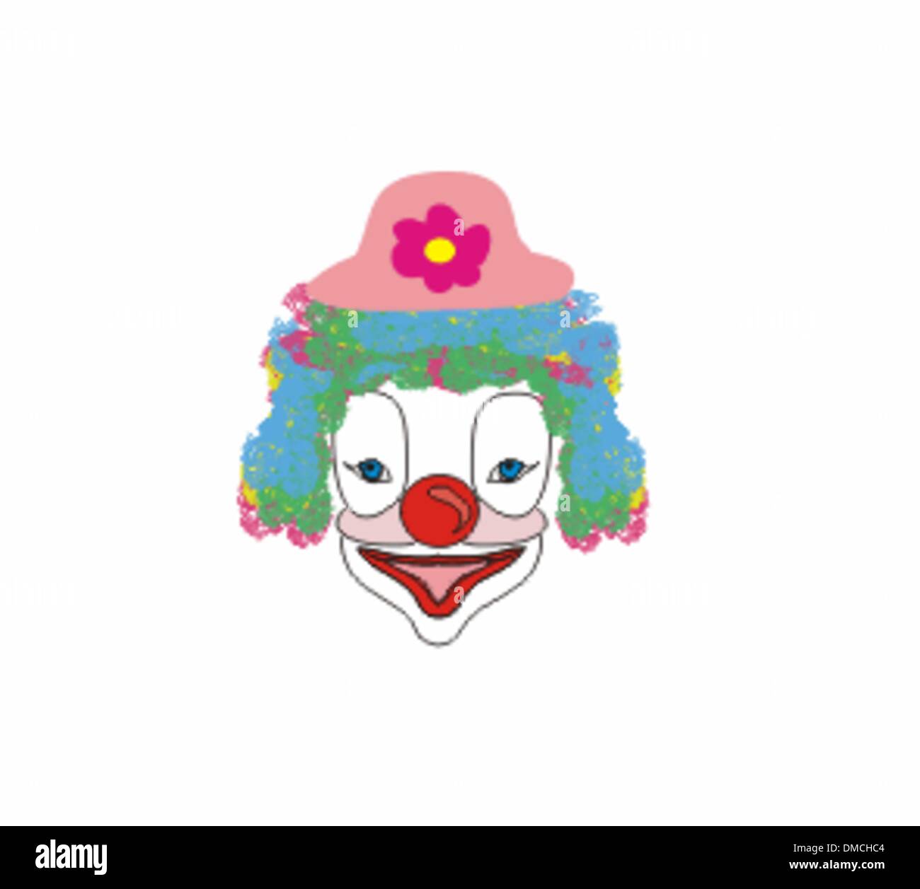 Wig vector vectors Cut Out Stock Images & Pictures - Alamy