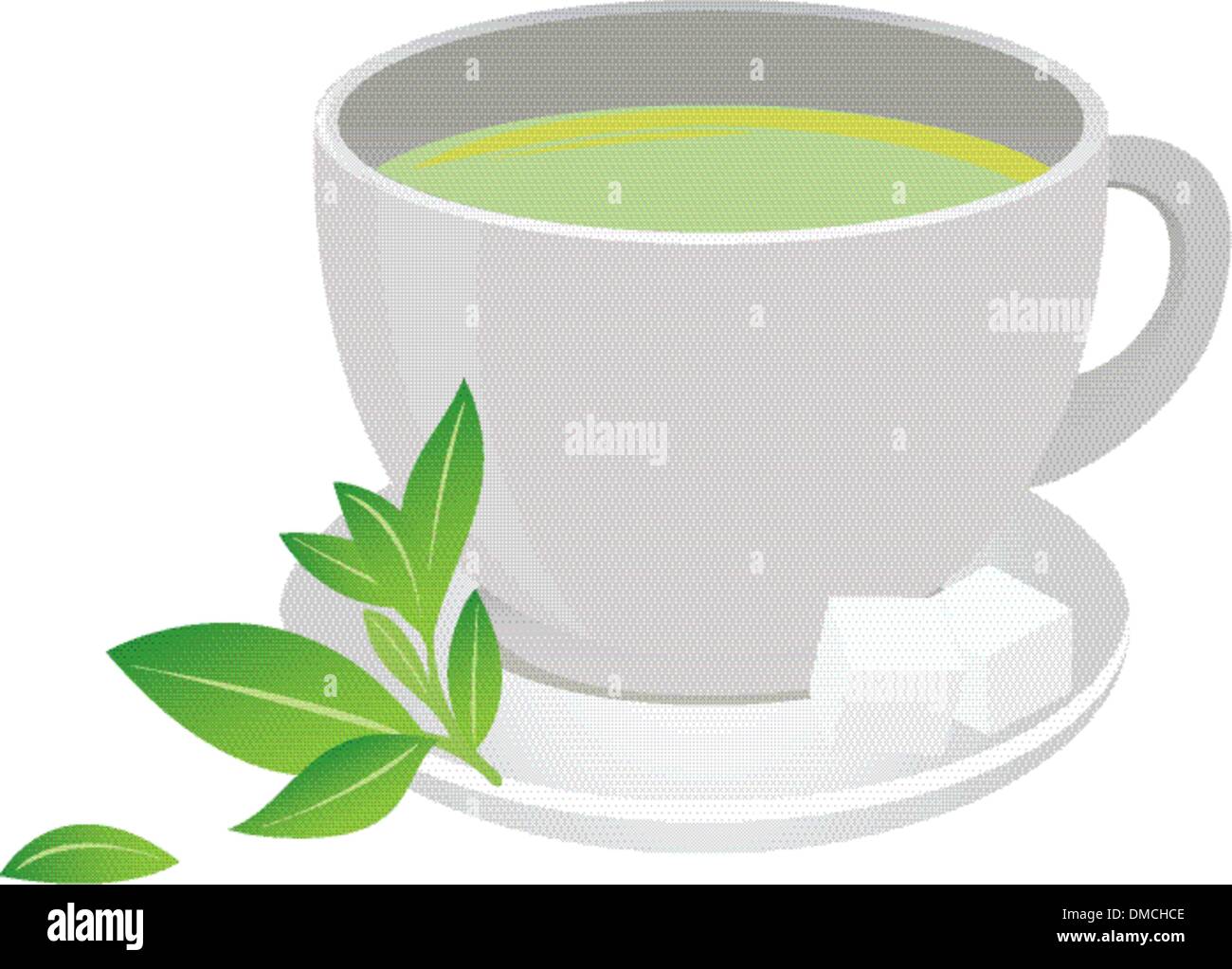Tea cup illustration Stock Vector Images - Alamy