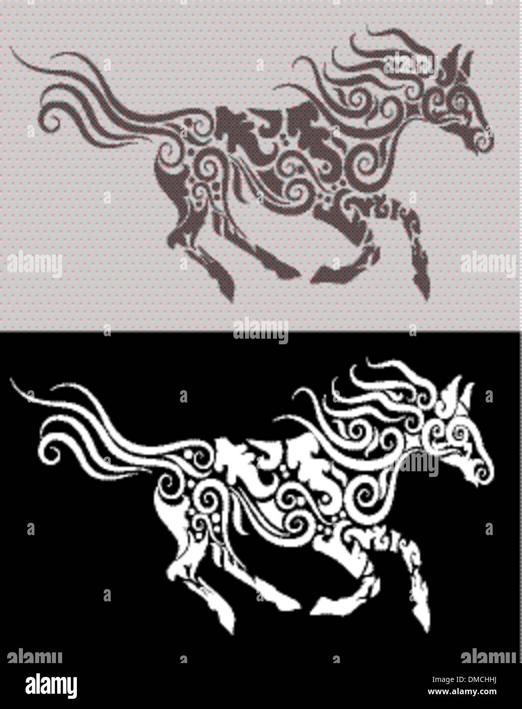 Tribal Horse Running