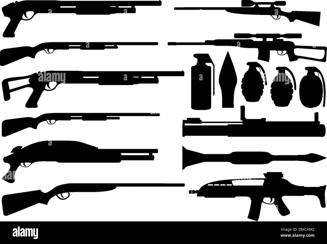 Replica weapon Stock Vector Images - Alamy