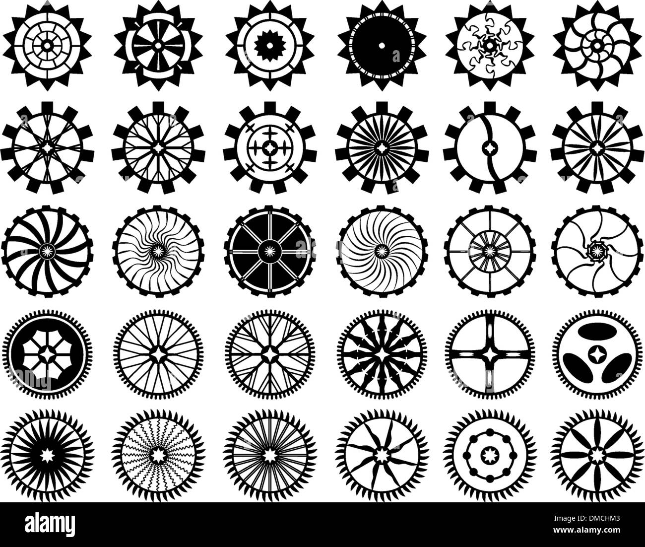 Gear rim Stock Vector Images - Alamy