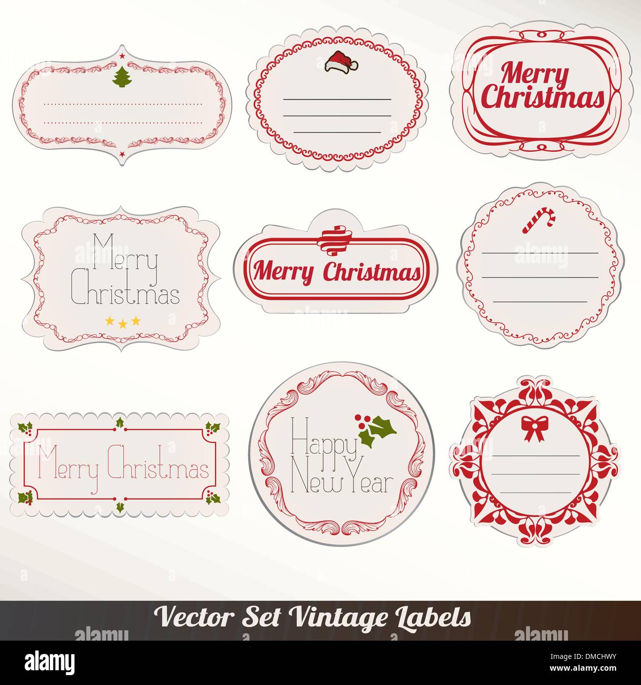 Vector frame labels set ornamental vintage decoration Stock Vector ...