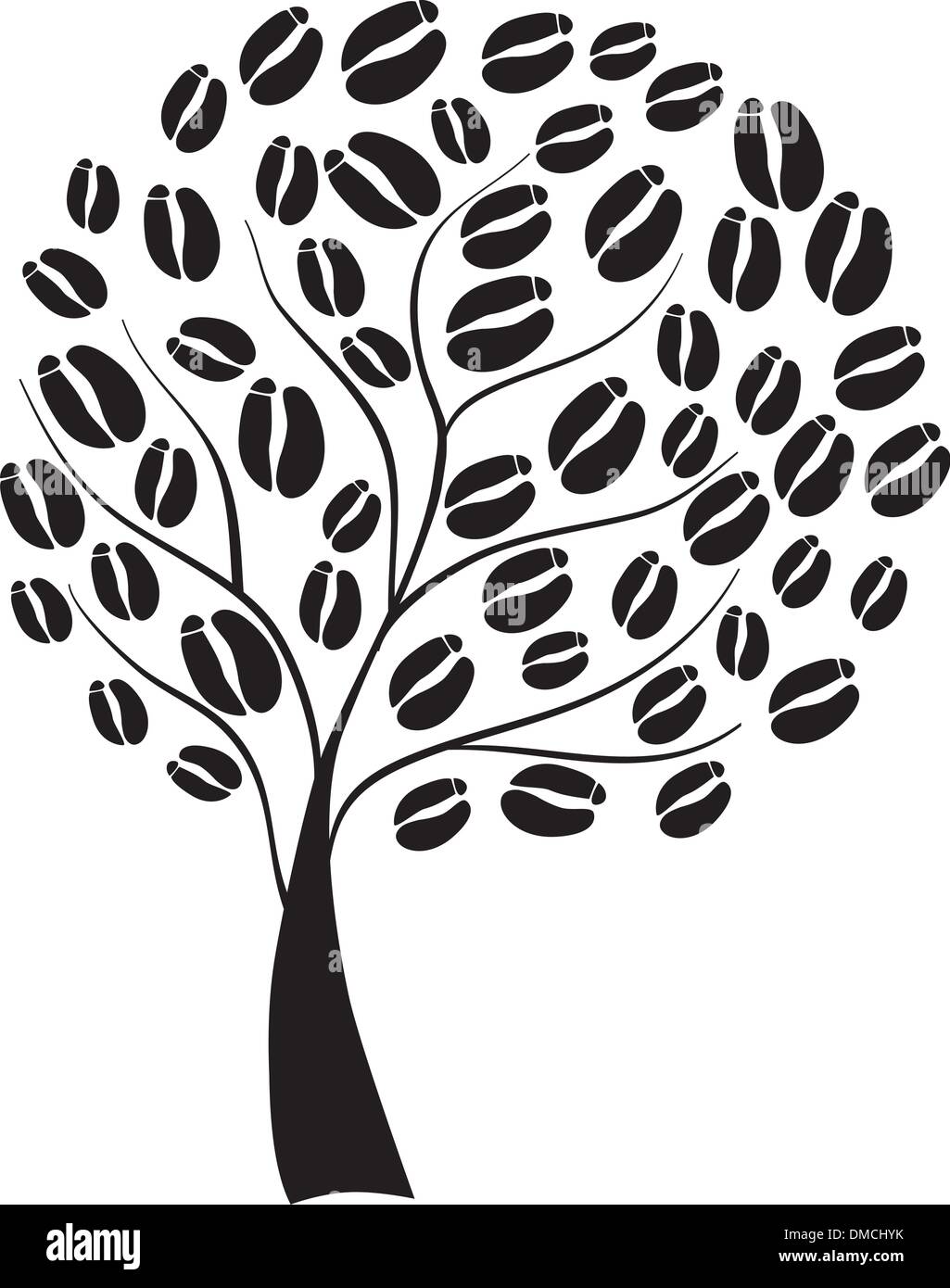 Coffee Tree Stock Vector Images - Alamy