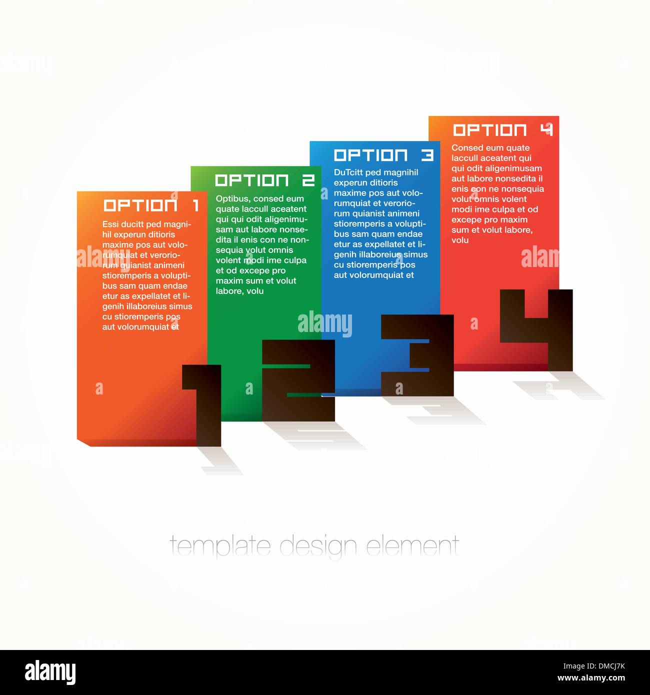 Vector Paper Progress background / product choice or versions Stock ...