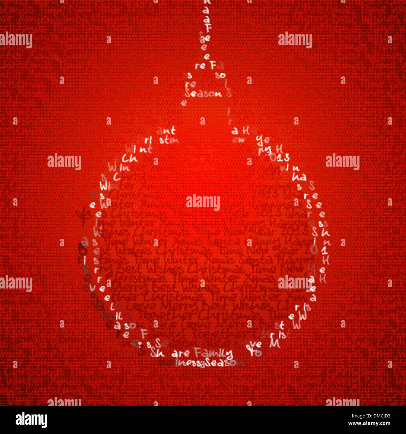 Line style christmas bauble Stock Vector Images - Alamy