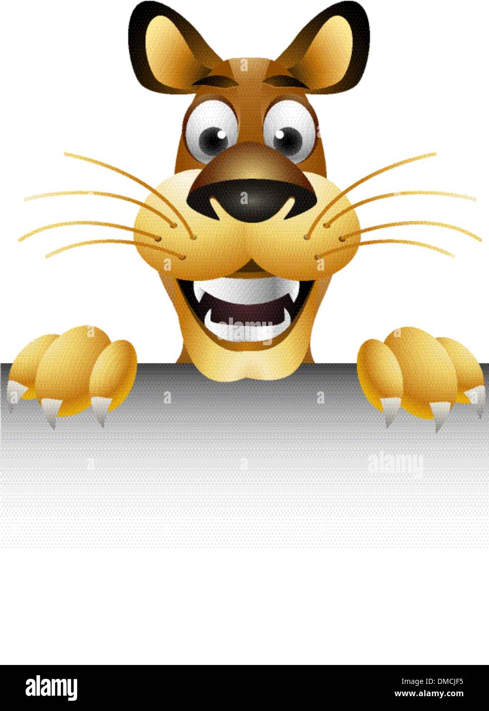 Cute lion portrait cartoon Cut Out Stock Images & Pictures - Alamy