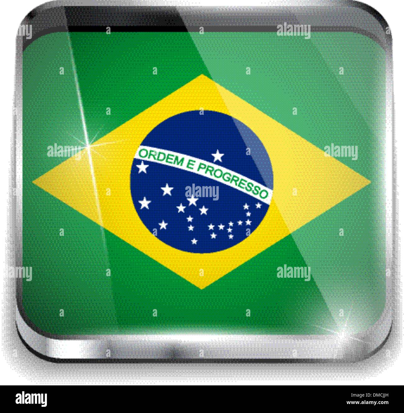 Brazil flag app Stock Vector Images - Alamy