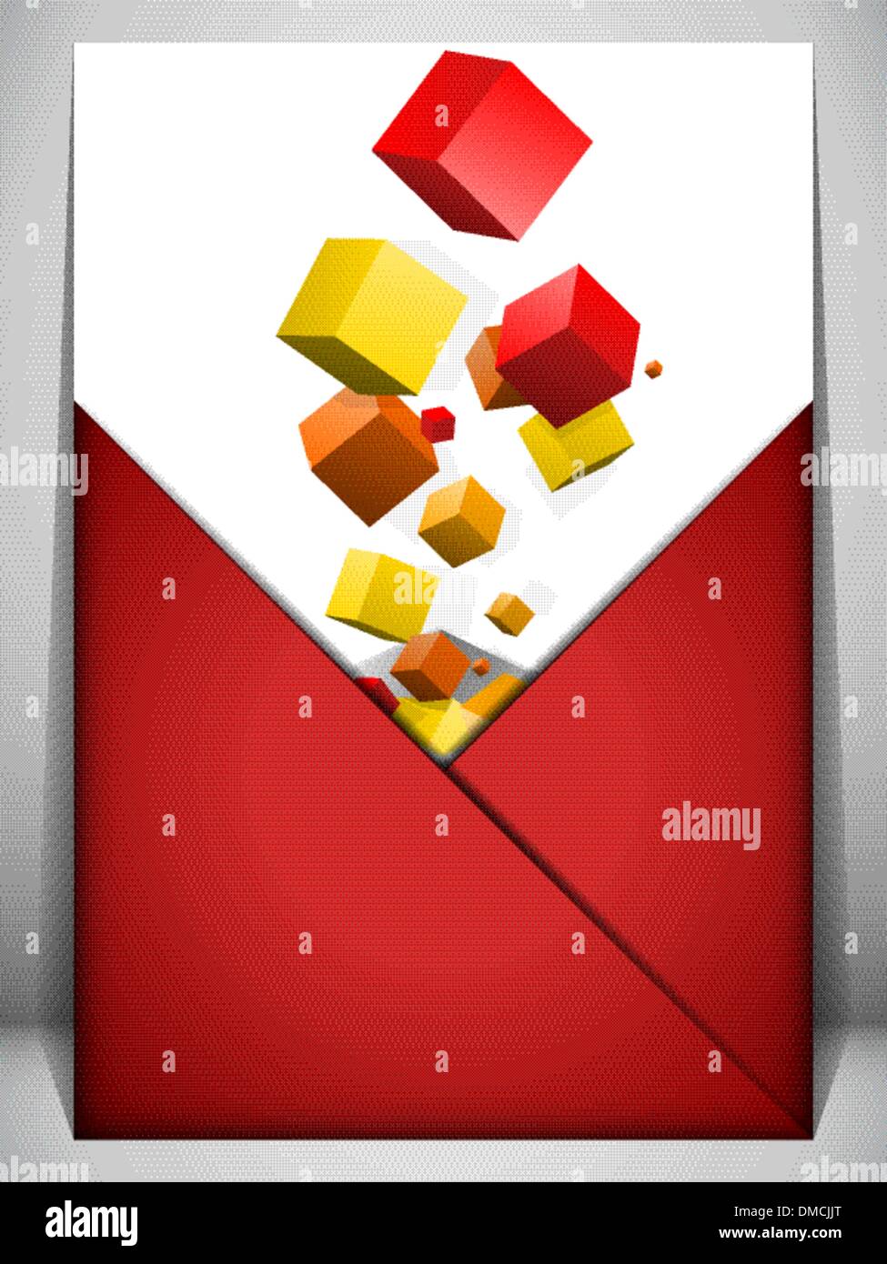 Envelope letter gift box Stock Vector Images - Alamy