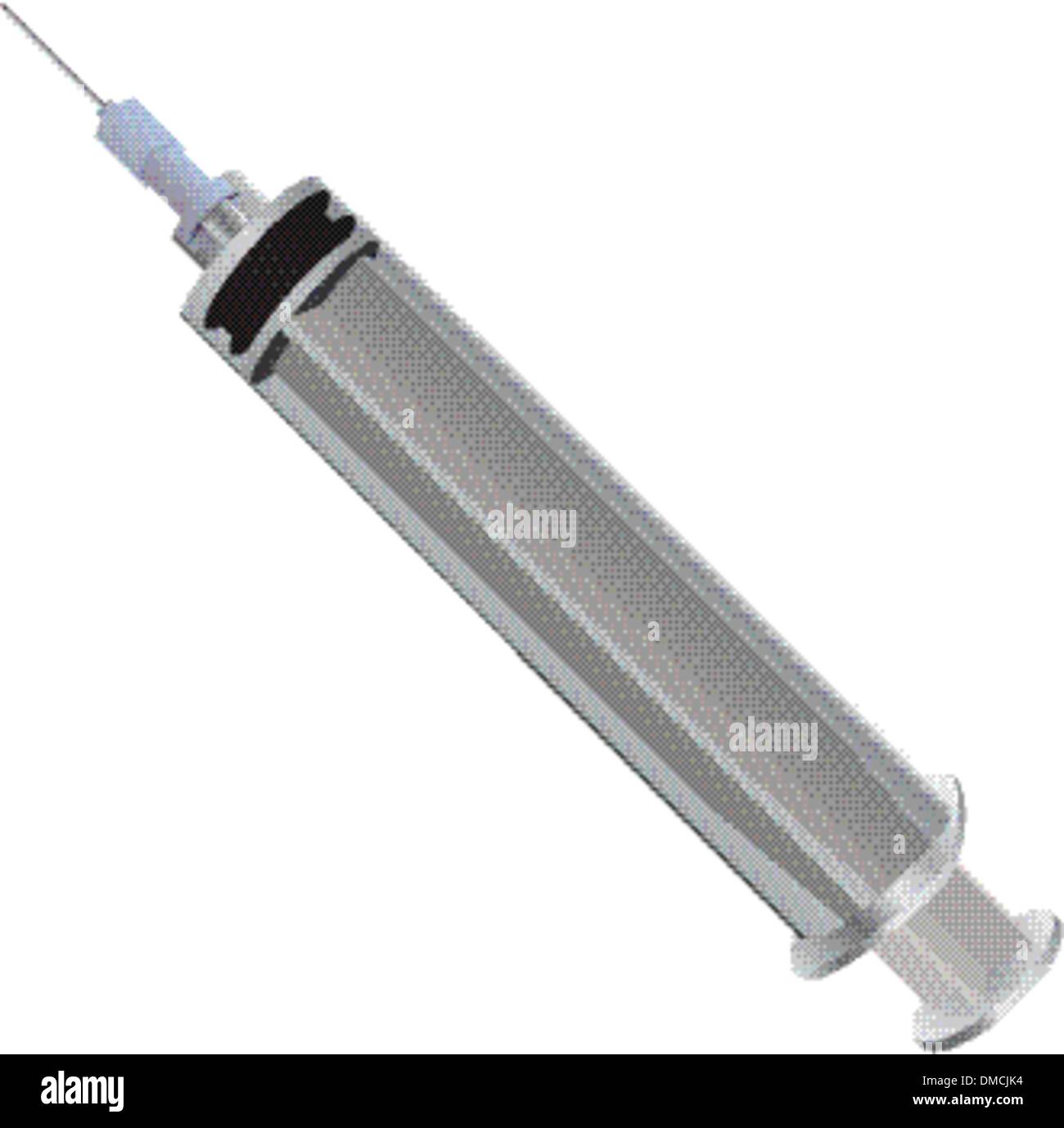 Syringe piston Stock Vector Images - Alamy