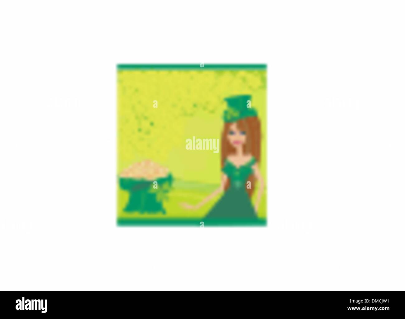 Sexy Leprechaun Girl Stock Vector Image And Art Alamy 3039