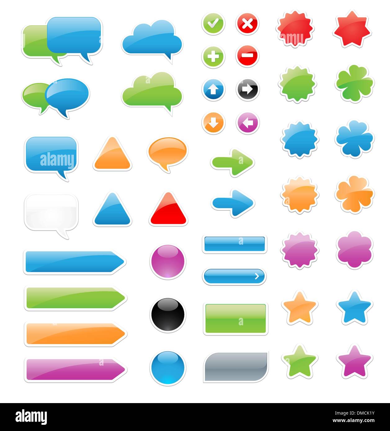 Label elements Stock Vector Images - Alamy