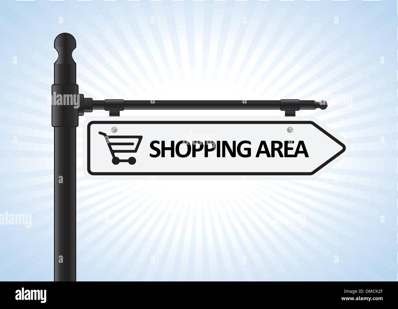 Shopping way Stock Vector Images - Alamy