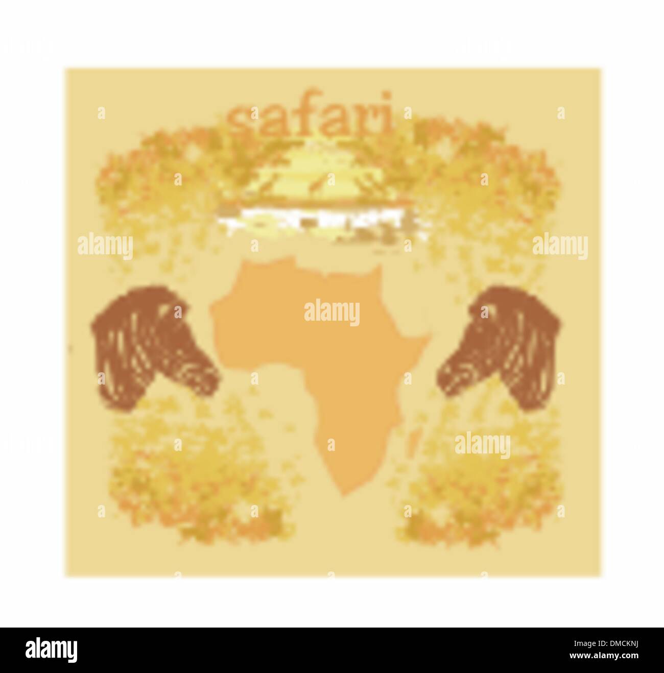 Hand drawn zoo Cut Out Stock Images & Pictures - Alamy