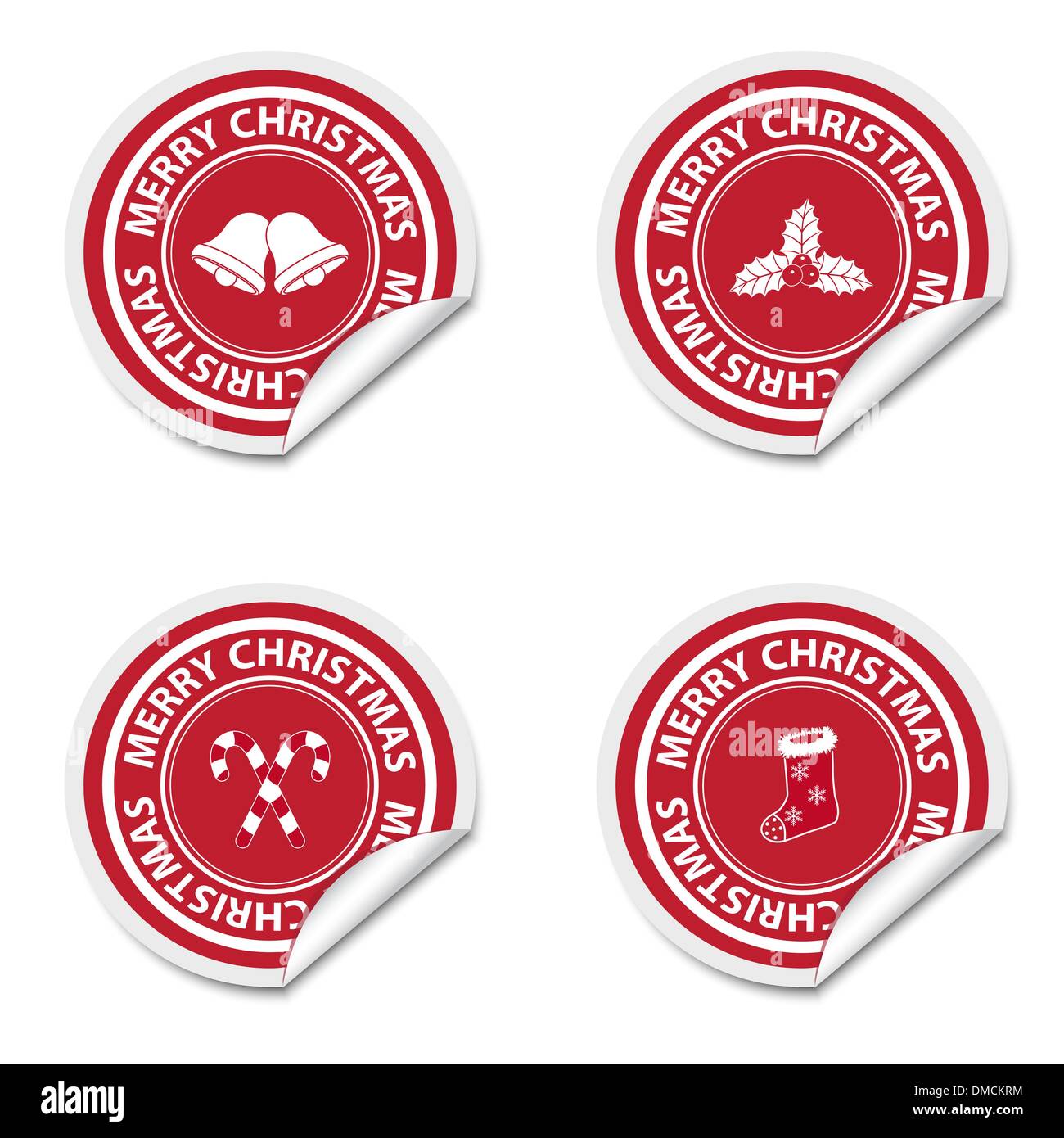 Isolated christmas label cane hi-res stock photography and images - Alamy