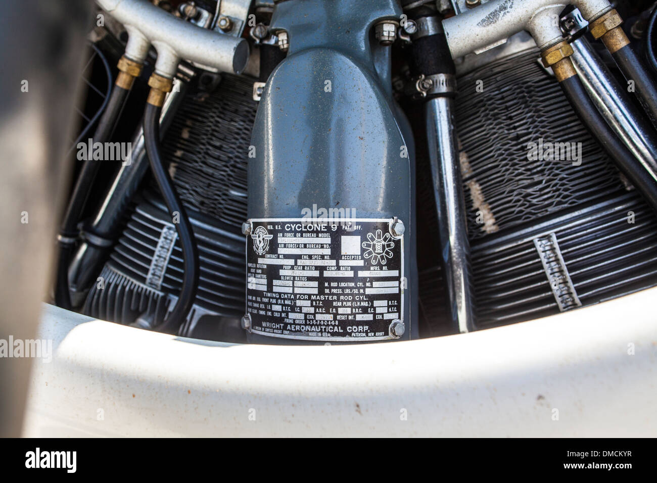 A radial engine in a Grumman F4F wildcat At the Wings Over Camarillo ...