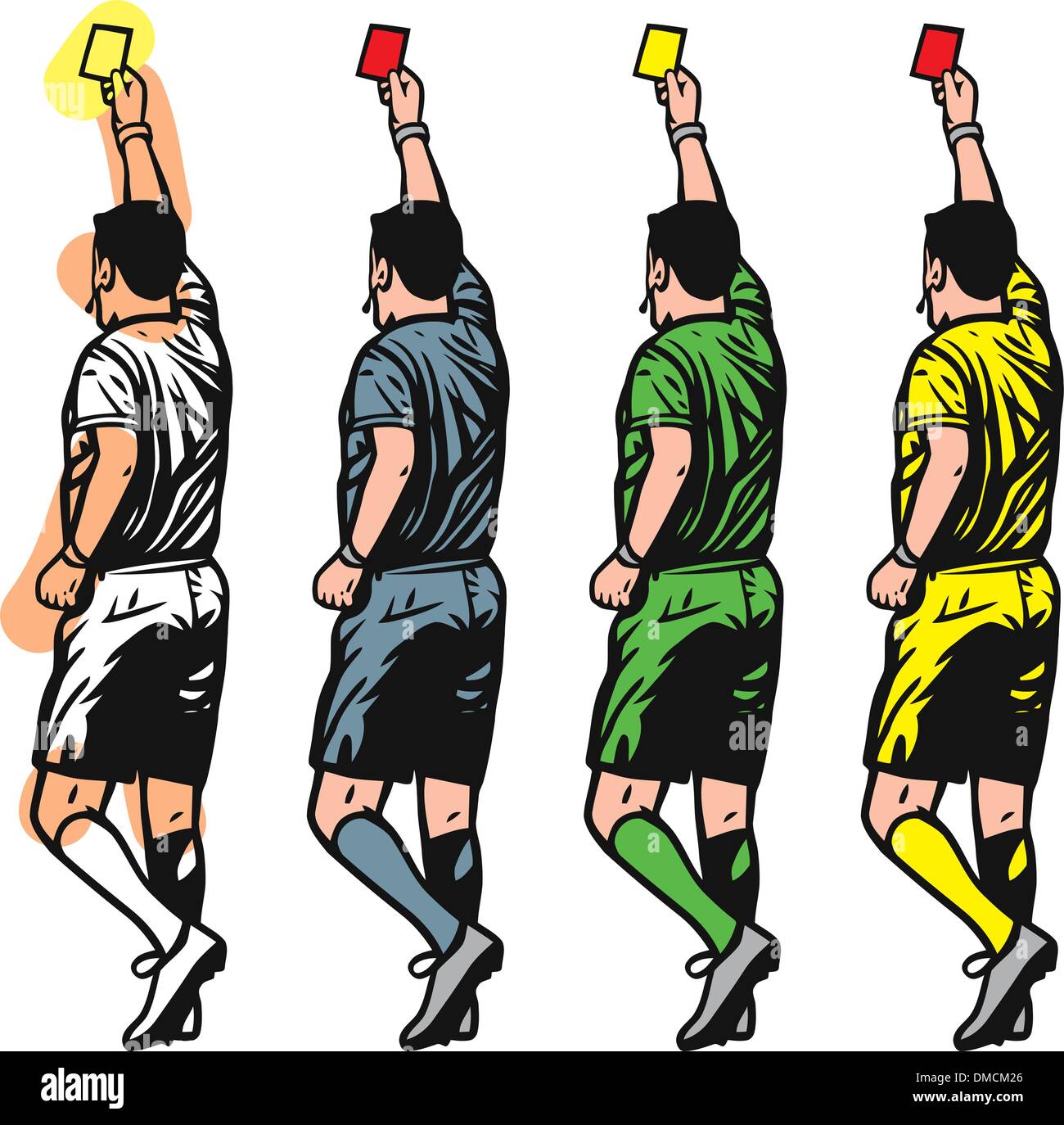 Football foul Stock Vector Images - Alamy