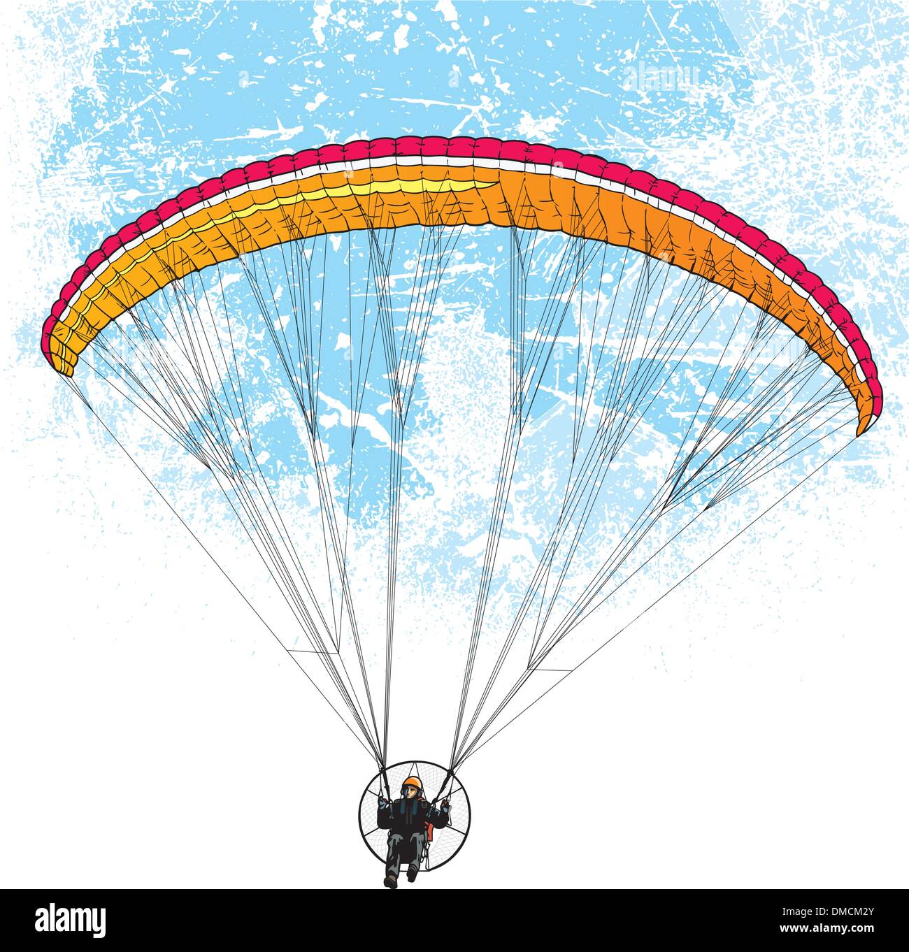 Paramotor silhouette Stock Vector Images - Alamy