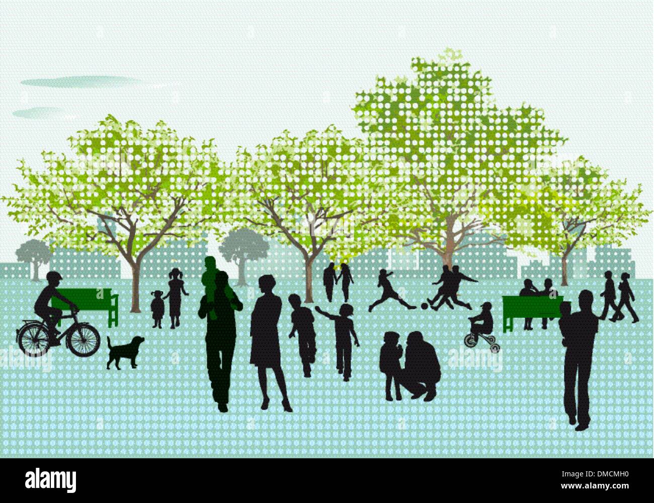 Park park park park spring Stock Vector Images - Alamy