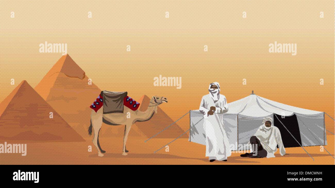 Egyptian tent pyramids hi-res stock photography and images - Alamy