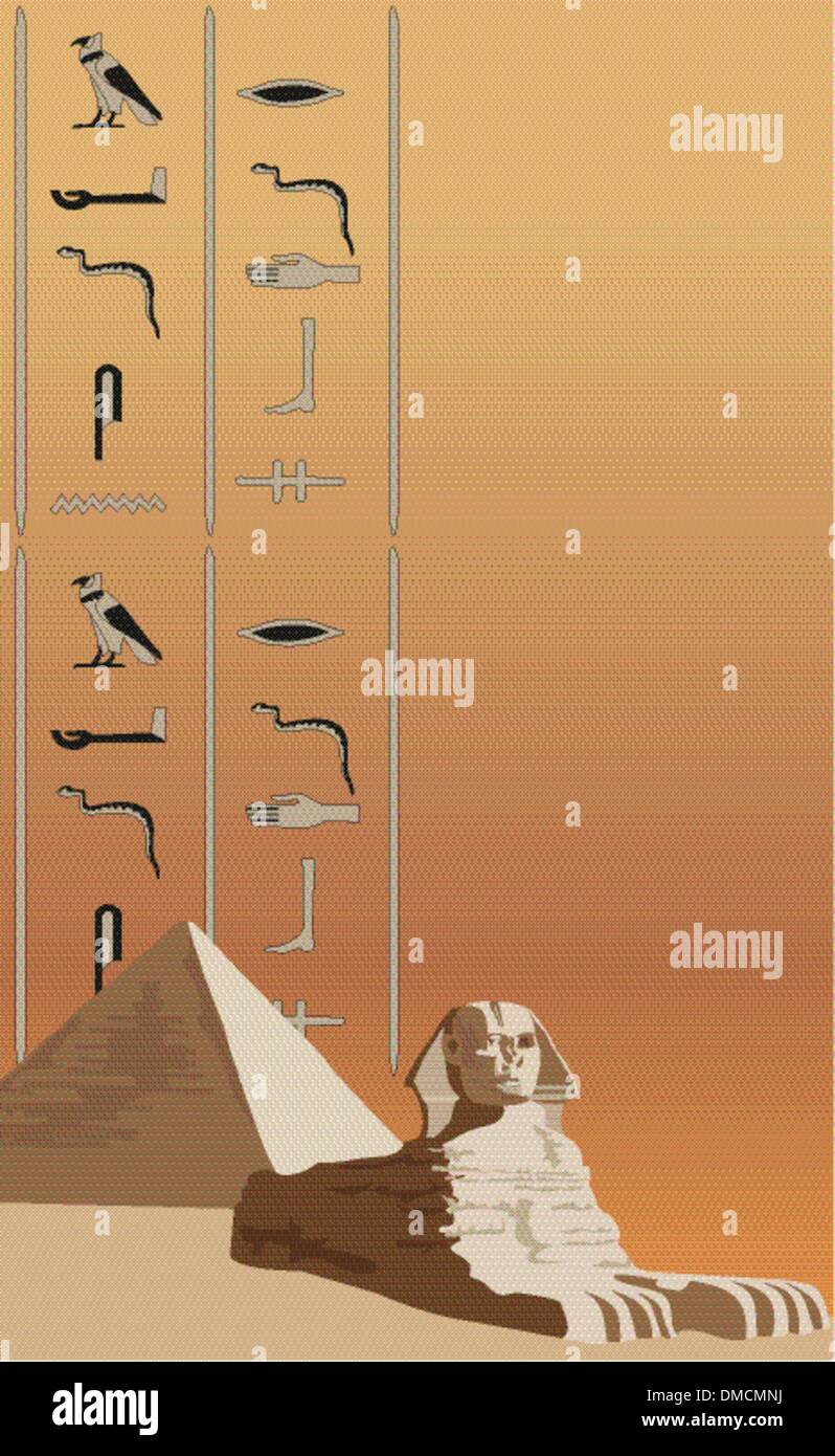 Hieroglyphs egypt giza Stock Vector Images - Alamy