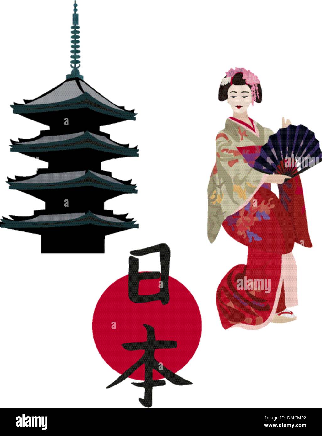 Japanese religious heritage Cut Out Stock Images & Pictures - Alamy