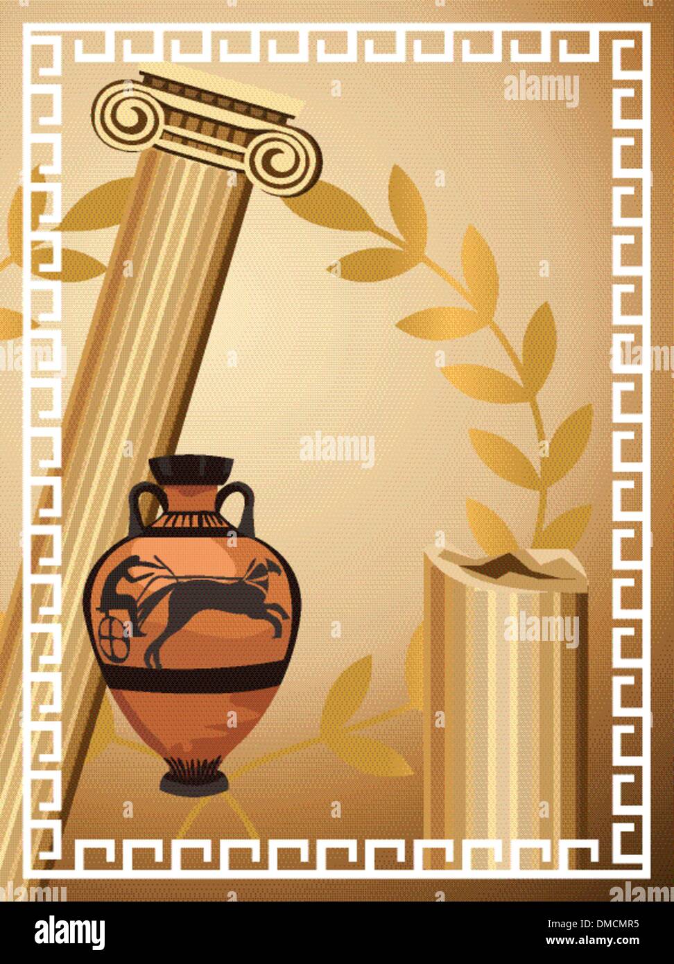 ναος ολυμπιου διος greek Stock Vector Images - Alamy