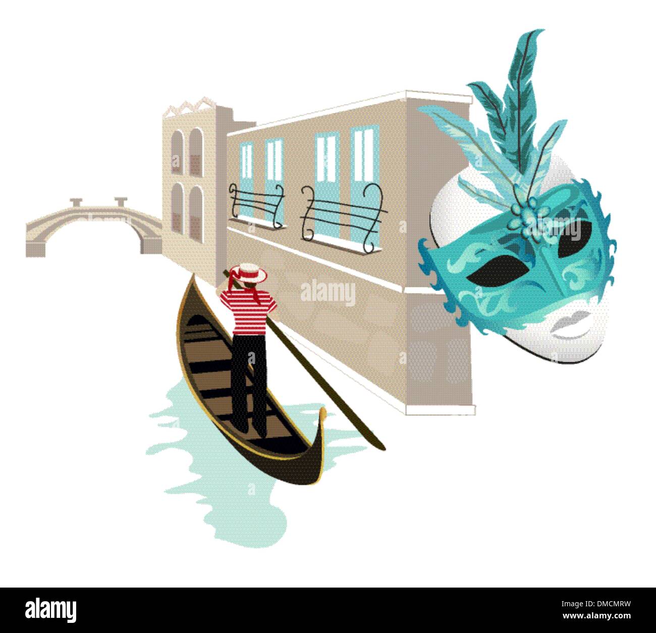 Italy venice art culture Stock Vector Images - Alamy