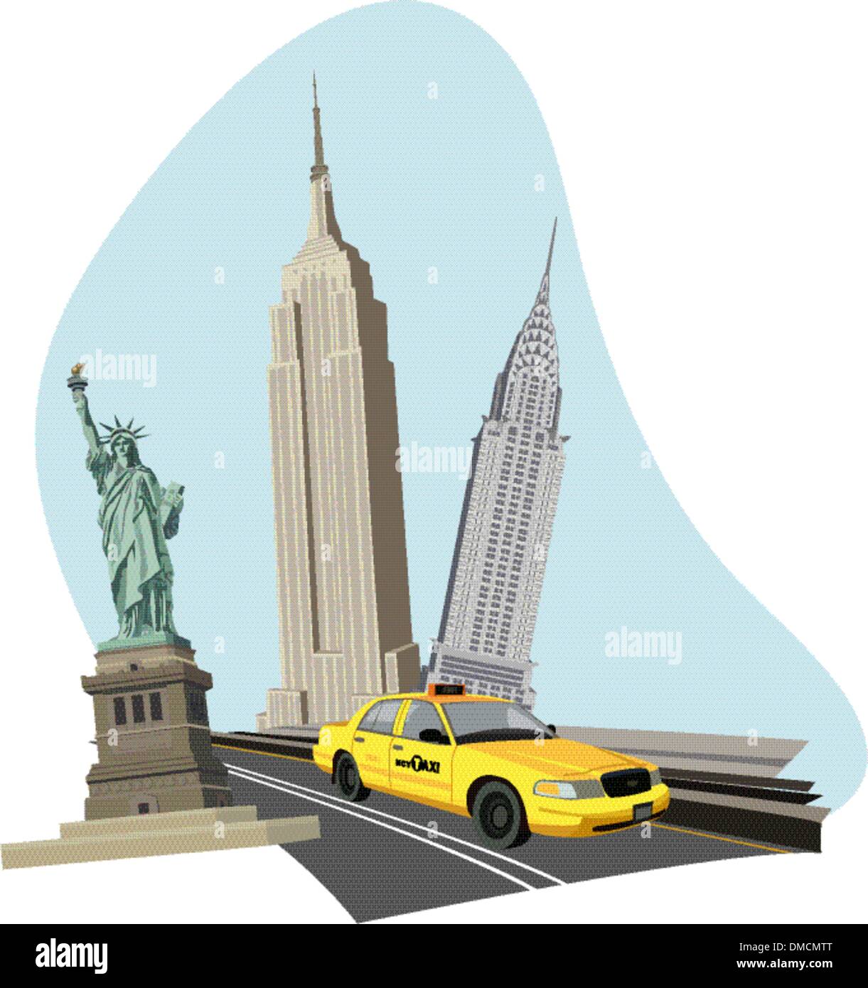 Urban Clipart New York City PNG Image, Vector Illustration Of New York