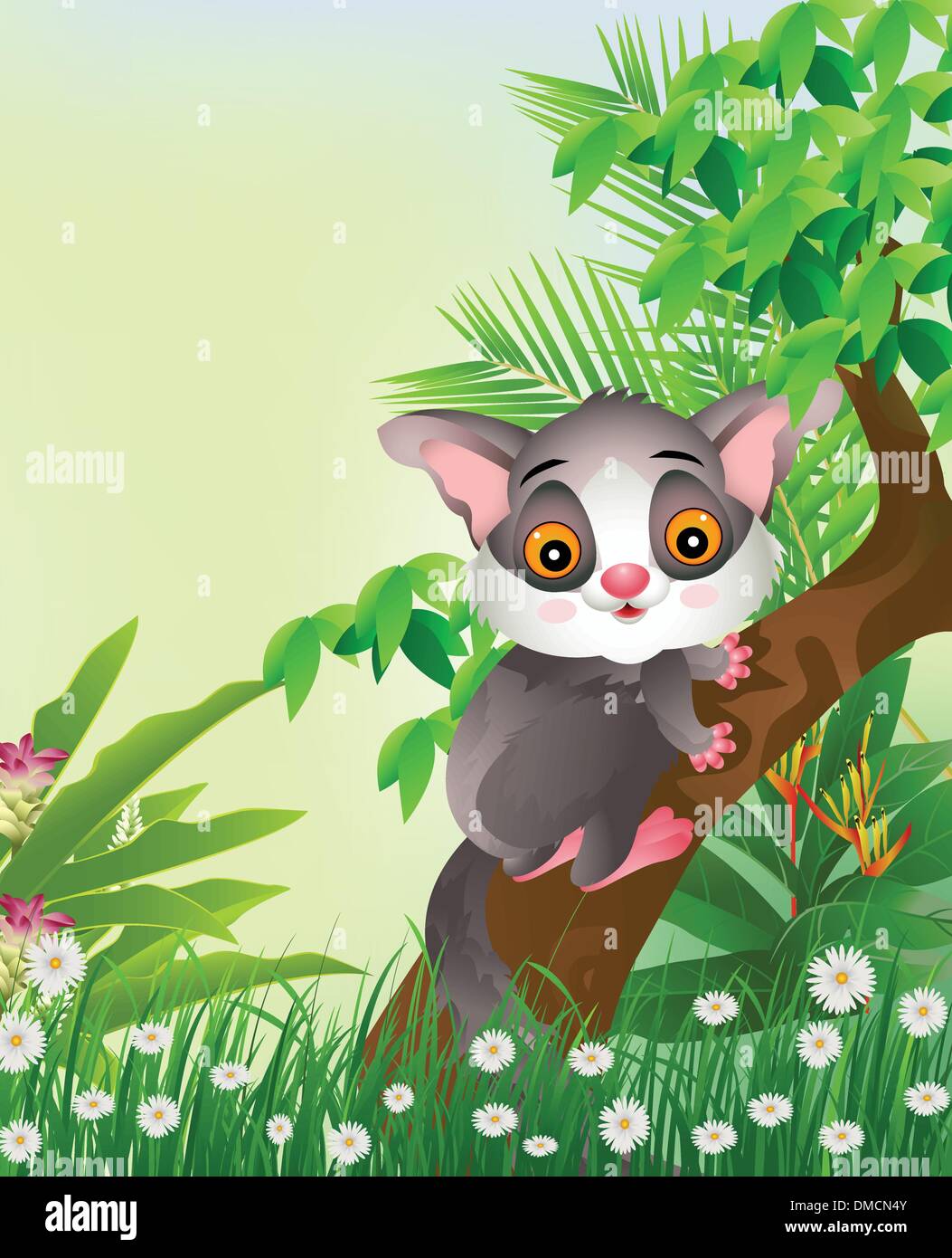 Climbing up tree Stock Vector Images - Alamy