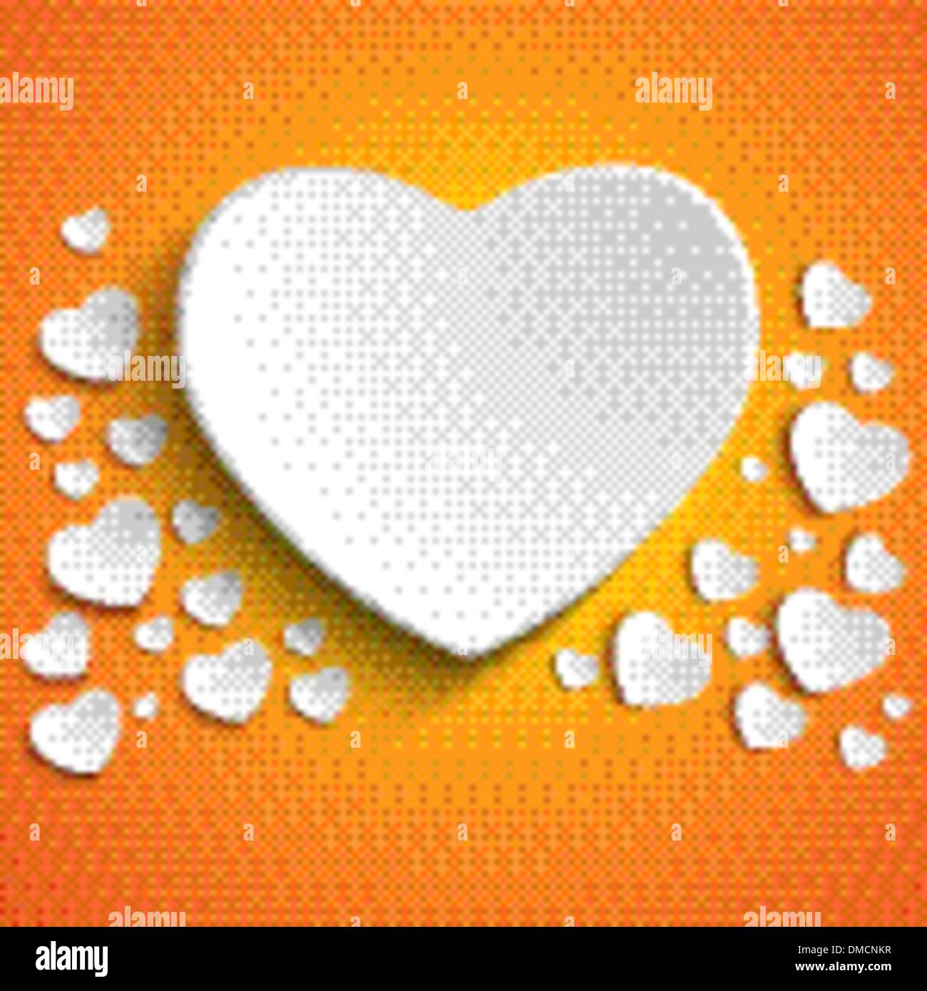 Yellow heart symbol on Stock Vector Images - Alamy