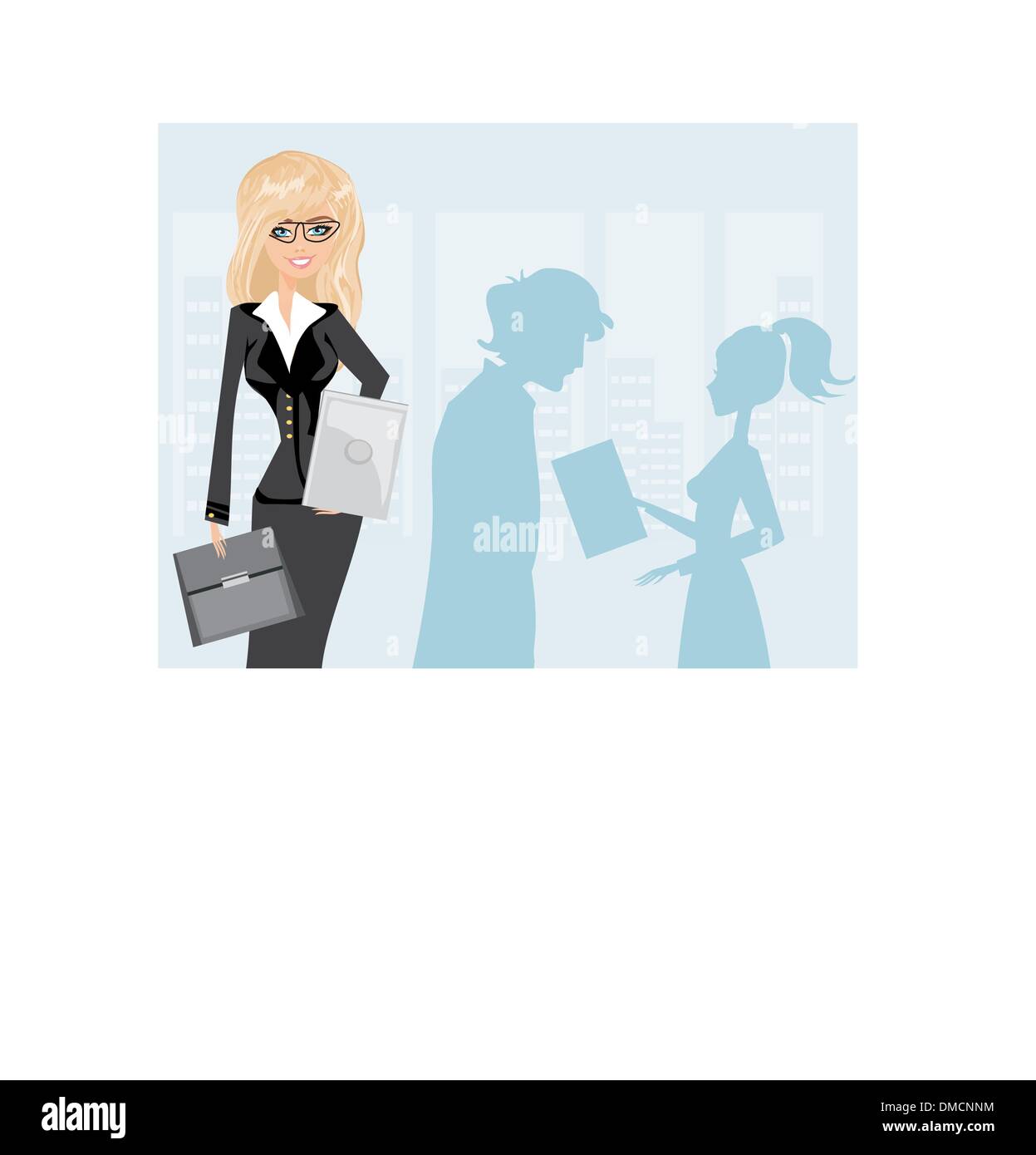 Woman holding clothes not shop Stock Vector Images - Alamy