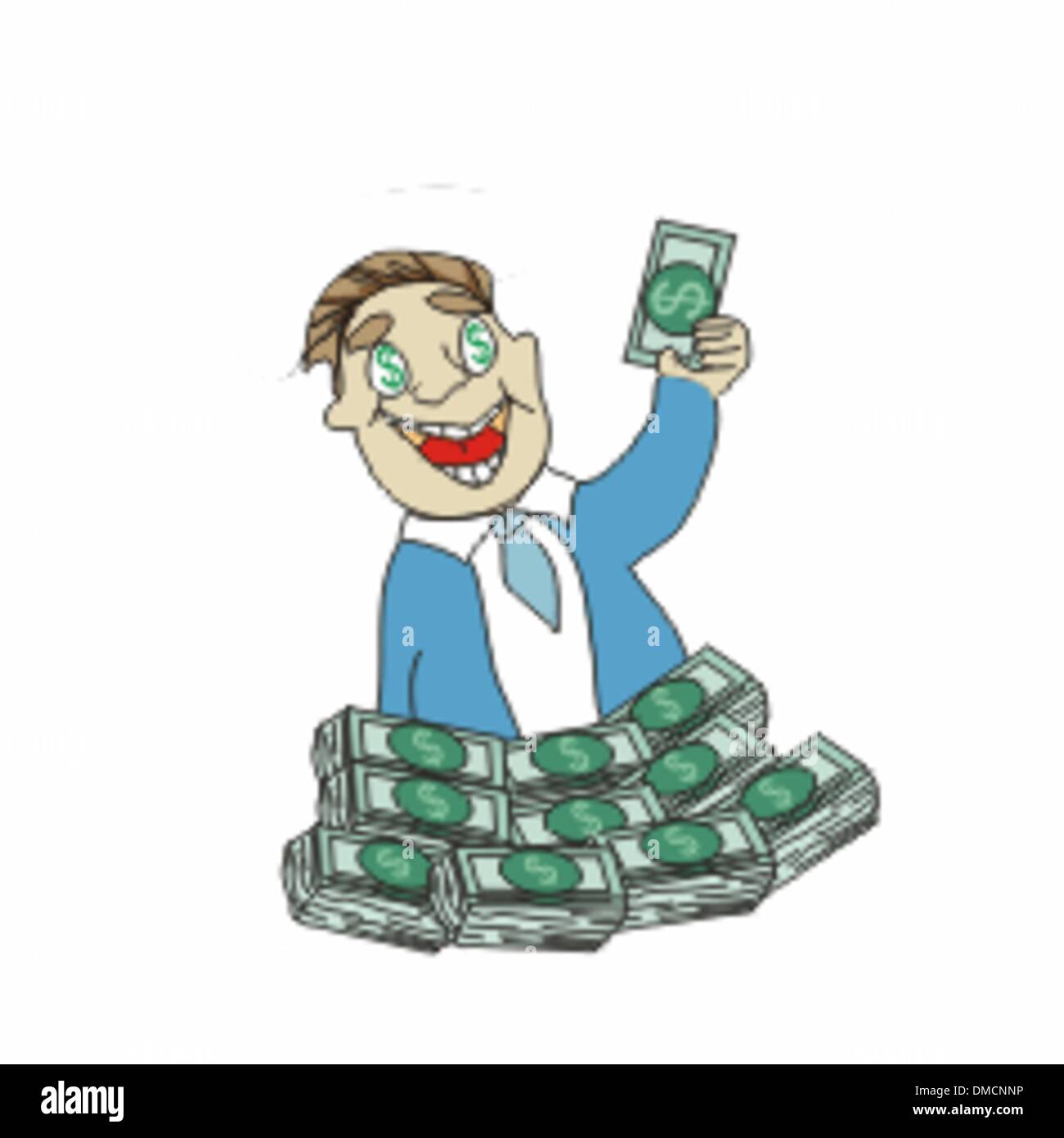 Success award concept cartoon Cut Out Stock Images & Pictures - Alamy