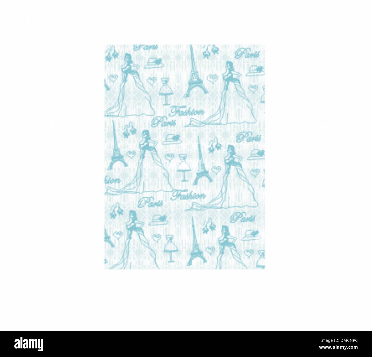 Paris seamless pattern Stock Vector Image & Art - Alamy