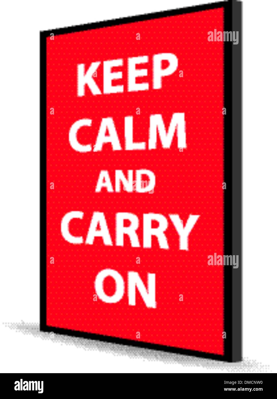 keep calm and carry on Stock Vector Image & Art - Alamy