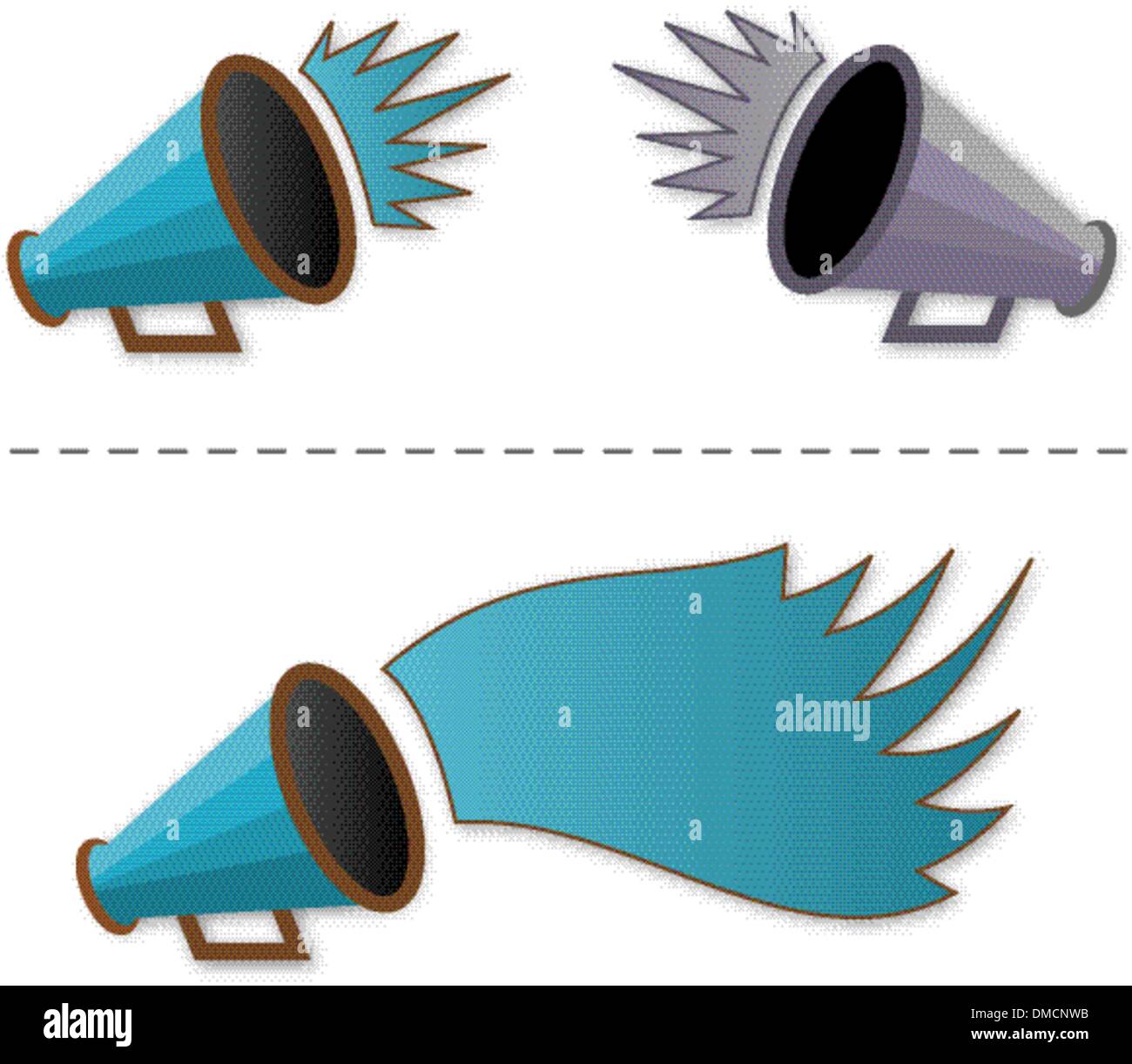 Cheerleader megaphone hi-res stock photography and images - Alamy