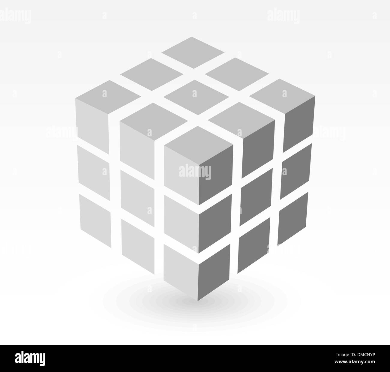 block of dirty white cube with drop shadow Stock Vector Image & Art - Alamy