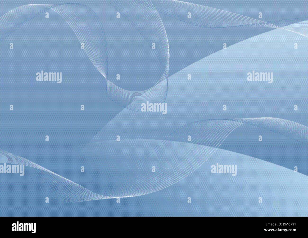 Dynamic Wave Background in mixed close blue tones Stock Vector Image ...