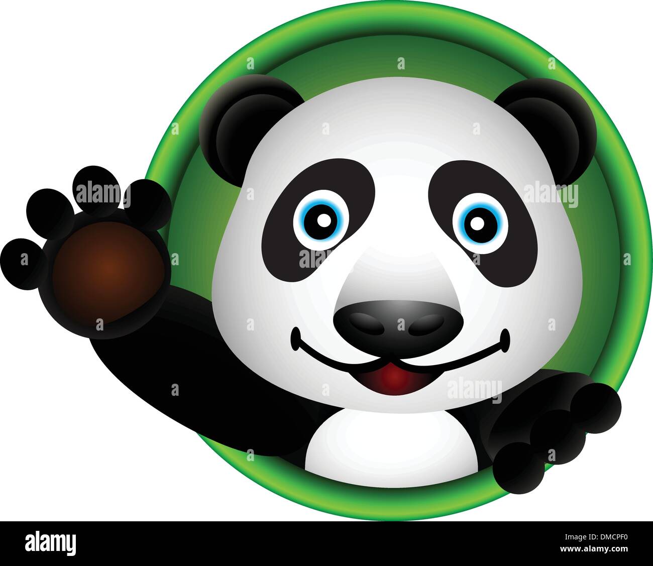 Panda cartoon character hi-res stock photography and images - Alamy