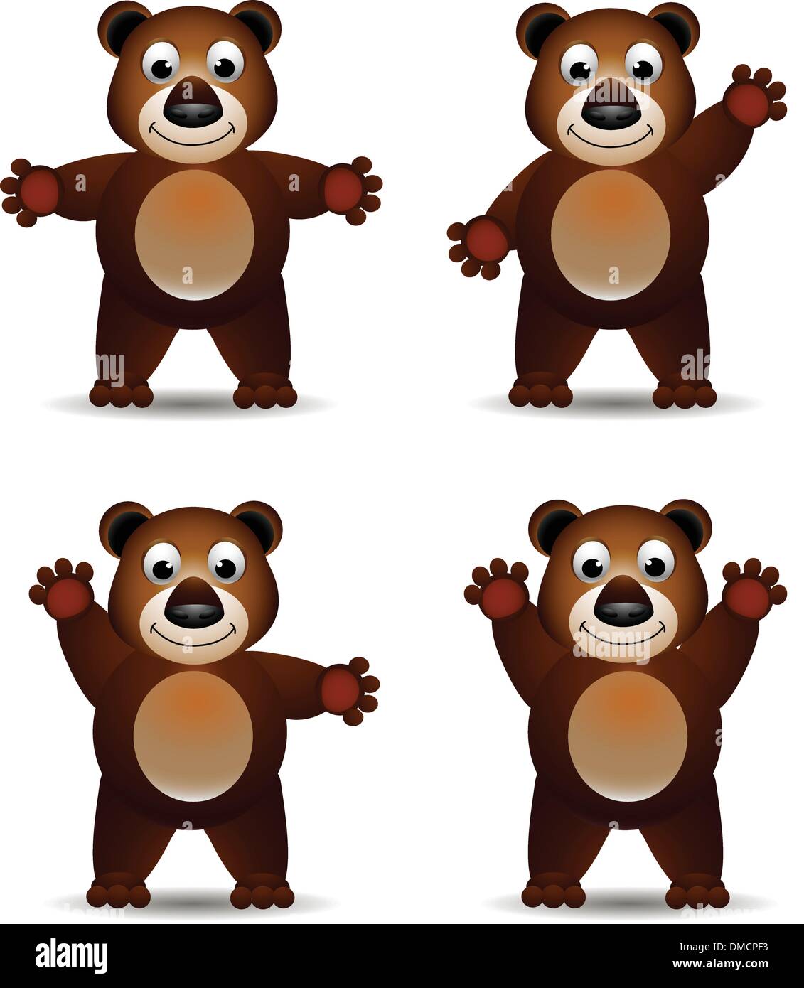 cute brown bear expression Stock Vector Image & Art - Alamy