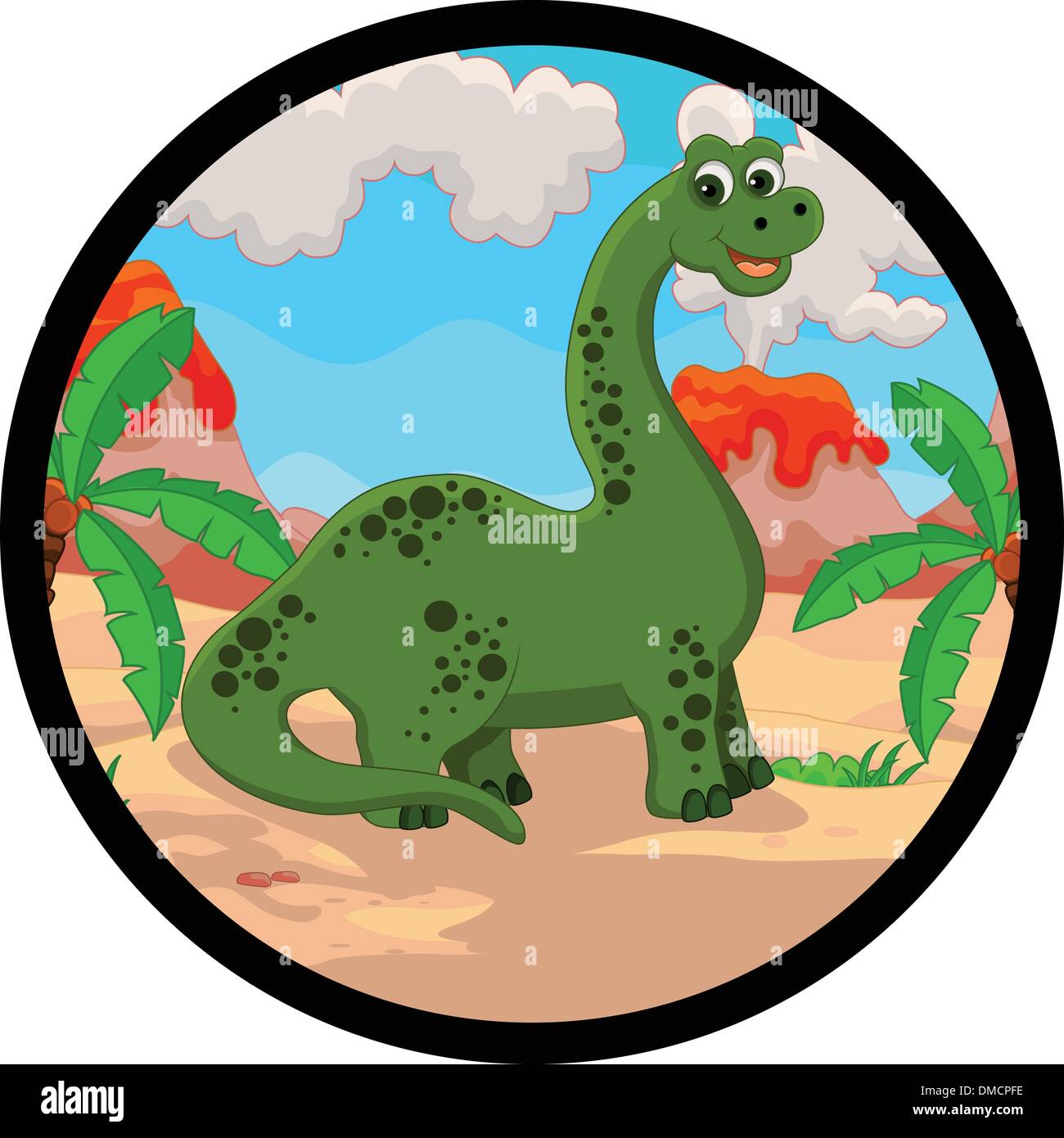 funny dinosaur cartoon Stock Vector Image & Art - Alamy